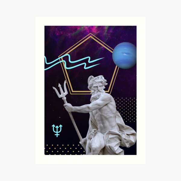 "Ancient Gods and Planets: Neptune (gr.: Poseidon) [synthwave/vaporwave ...
