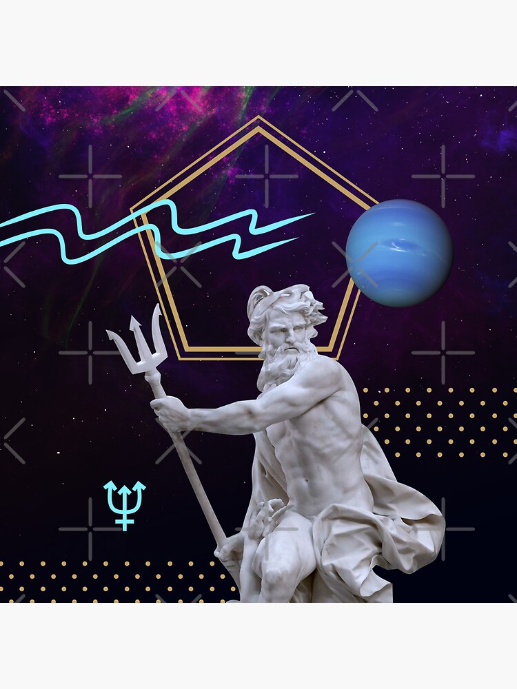 "Ancient Gods and Planets: Neptune (gr.: Poseidon) [synthwave/vaporwave ...