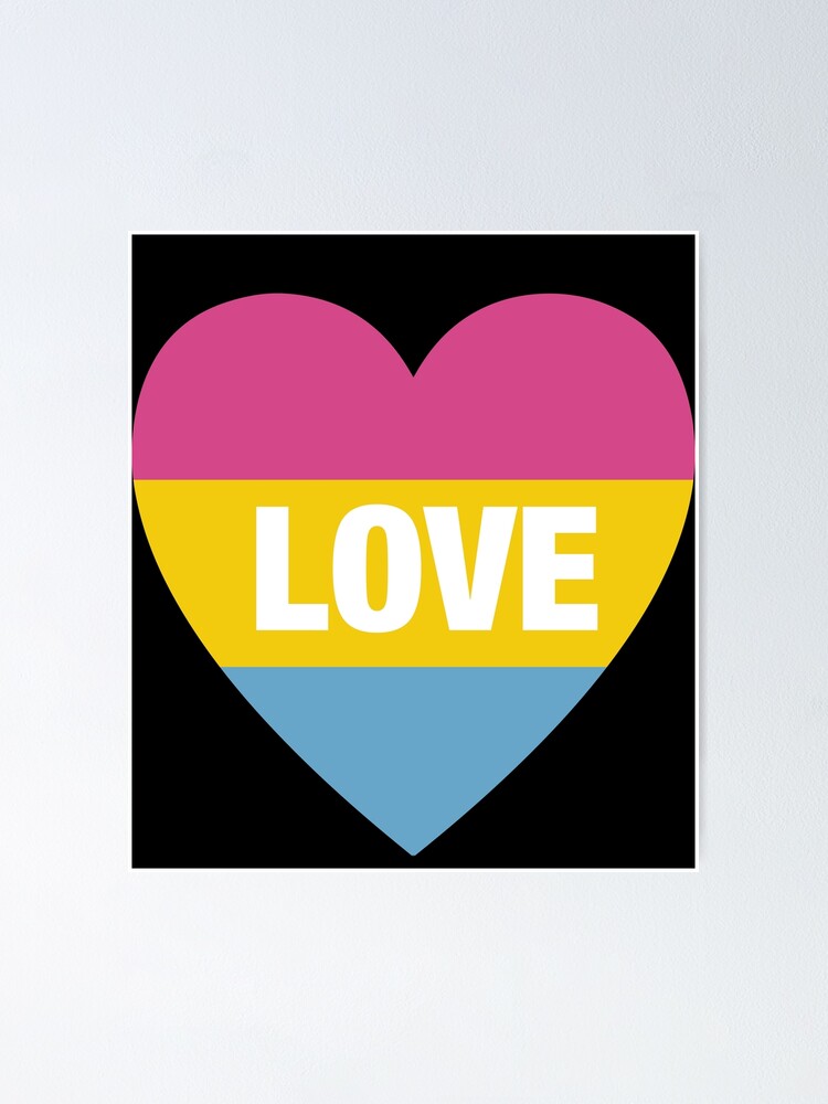 "Pansexual Bisexual LGBT Pride Flag Gift For Pan" Poster for Sale by ...