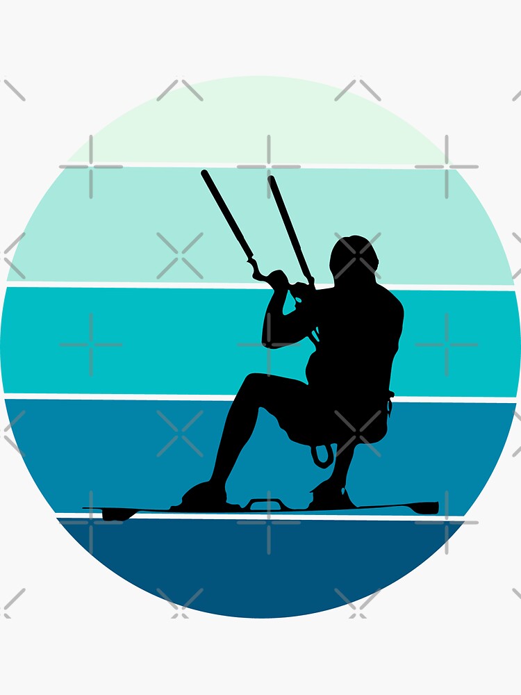 "Kitesurfing Kite Kiteboard Gift" Sticker for Sale by TastefulTees ...