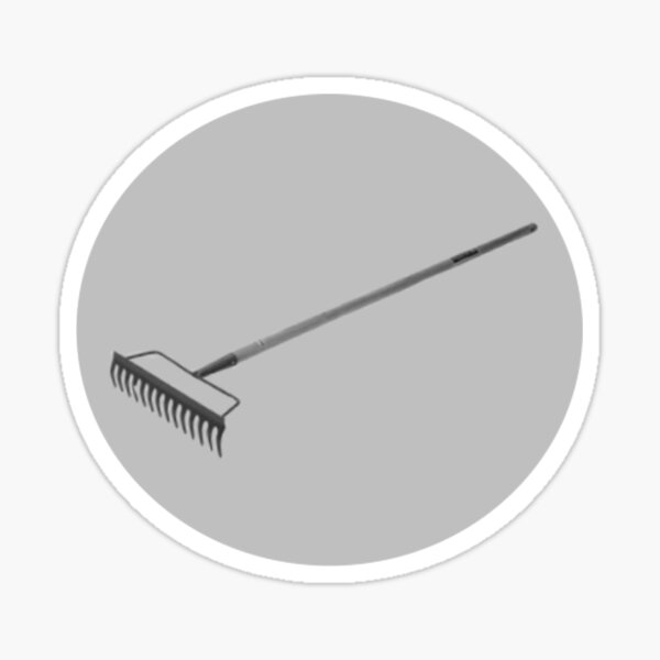 "Garden Rake Design by The Tree Of Life Co" Sticker for Sale by ...