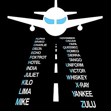 "Phonetic Alphabet Pilot Cadet Airplane Gift" Photographic Print by ...