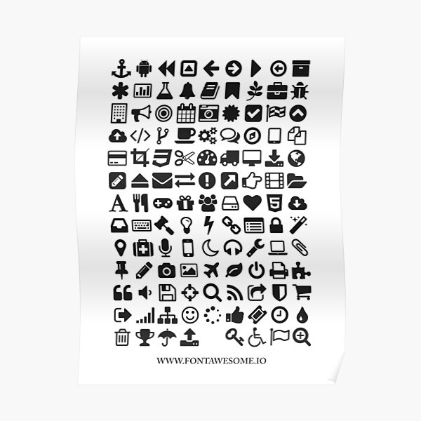 Geek Web Developer Ux Designer Css Font Awesome Poster By Anasrahmoun Redbubble