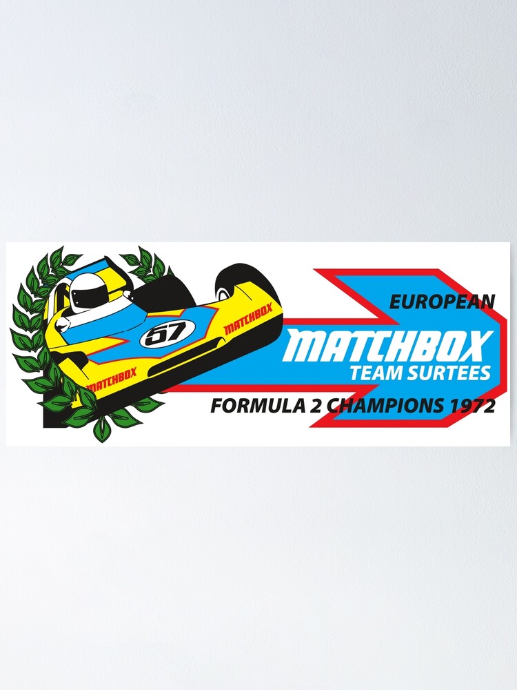 "Surtees Matchbox TS10/2 Original 1972 Sticker Image with added Laurel ...