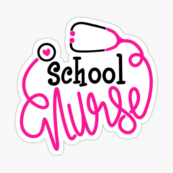 "School Nurse - School Nursing Student - Future Nurse RN" Sticker for ...