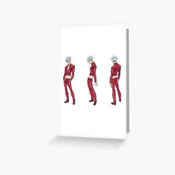 "Seven Deadly Sins Ban Sticker Set" Greeting Card by CassidyCreates ...