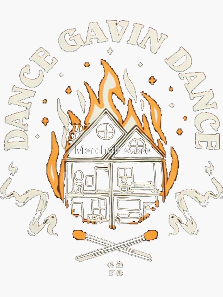 "Dance Gavin Dance Graphic Design " Sticker by a7med | Redbubble