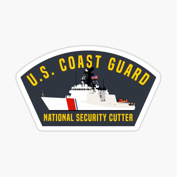 "Cover Art Series - Coast Guard National Security Cutter" Sticker for ...