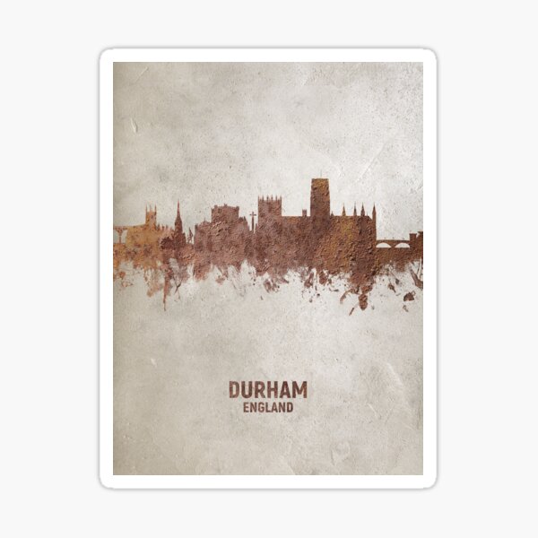 Durham Skyline Stickers | Redbubble