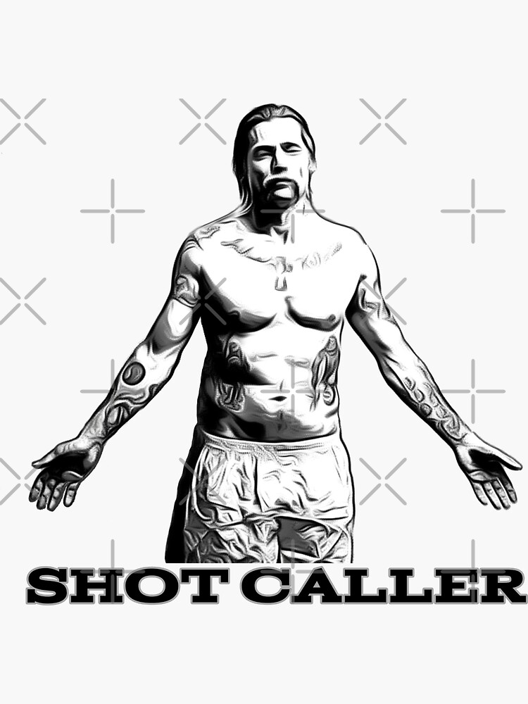 "Shot Caller - Money Black and White" Sticker for Sale by Lucky-Devil ...