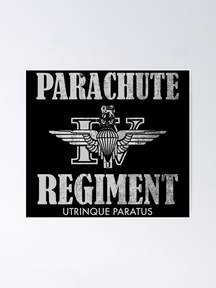 "4 Para - 4th Battalion Parachute Regiment (distressed)" Poster by ...