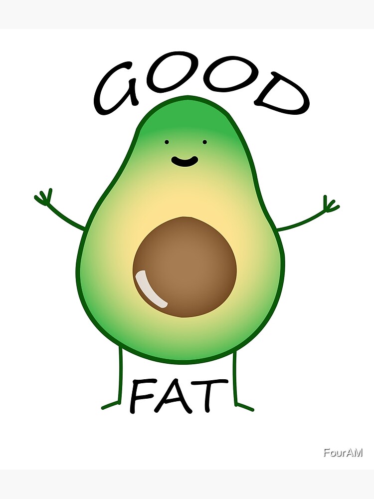 Lámina fotográfica «Simón el aguacate, gordo pero bien gordo» de FourAM ...