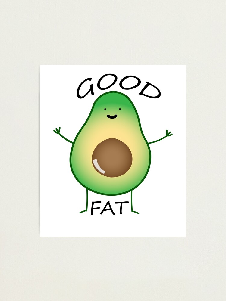 Lámina fotográfica «Simón el aguacate, gordo pero bien gordo» de FourAM ...