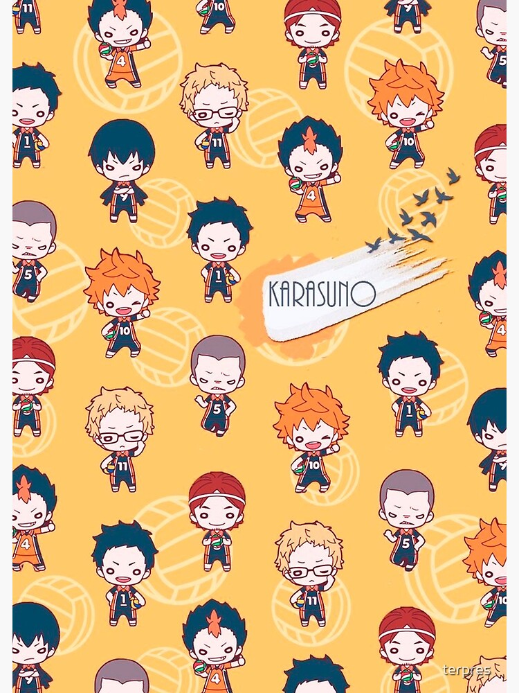 "Karasuno Team" Poster for Sale by terpres | Redbubble