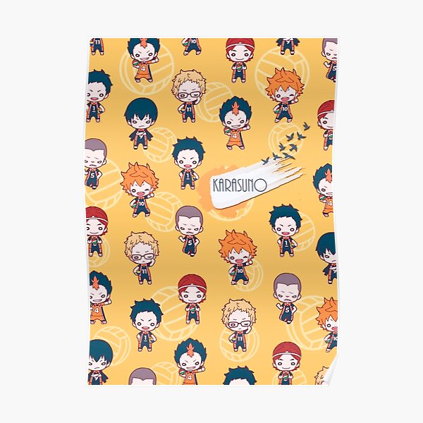 "Karasuno Team" Poster for Sale by terpres | Redbubble