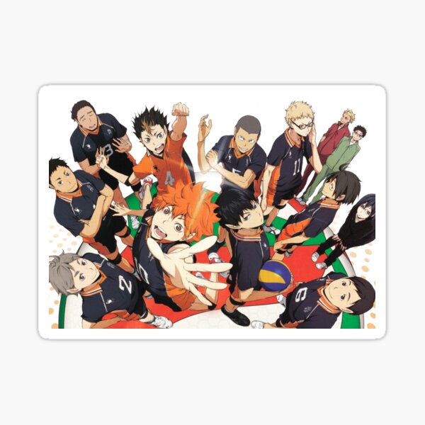 "Karasuno Team" Sticker by terpres | Redbubble