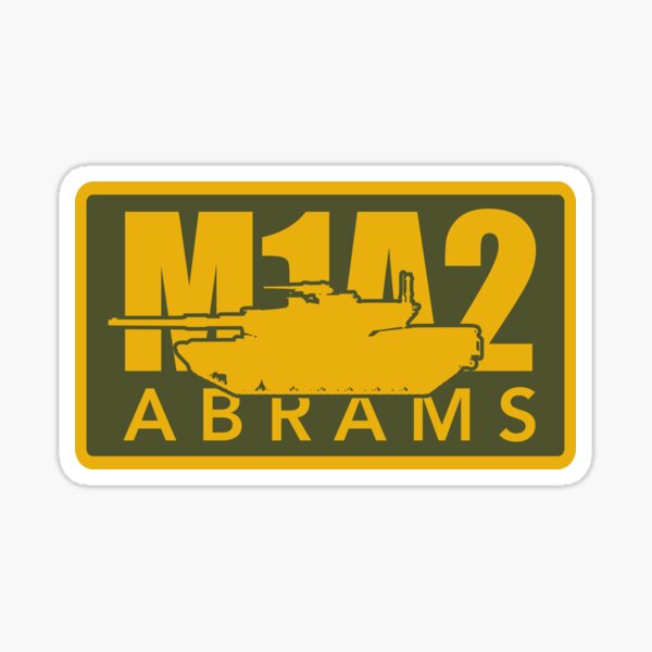 "M1A2 Abrams Patch" Sticker for Sale by StrongVlad | Redbubble