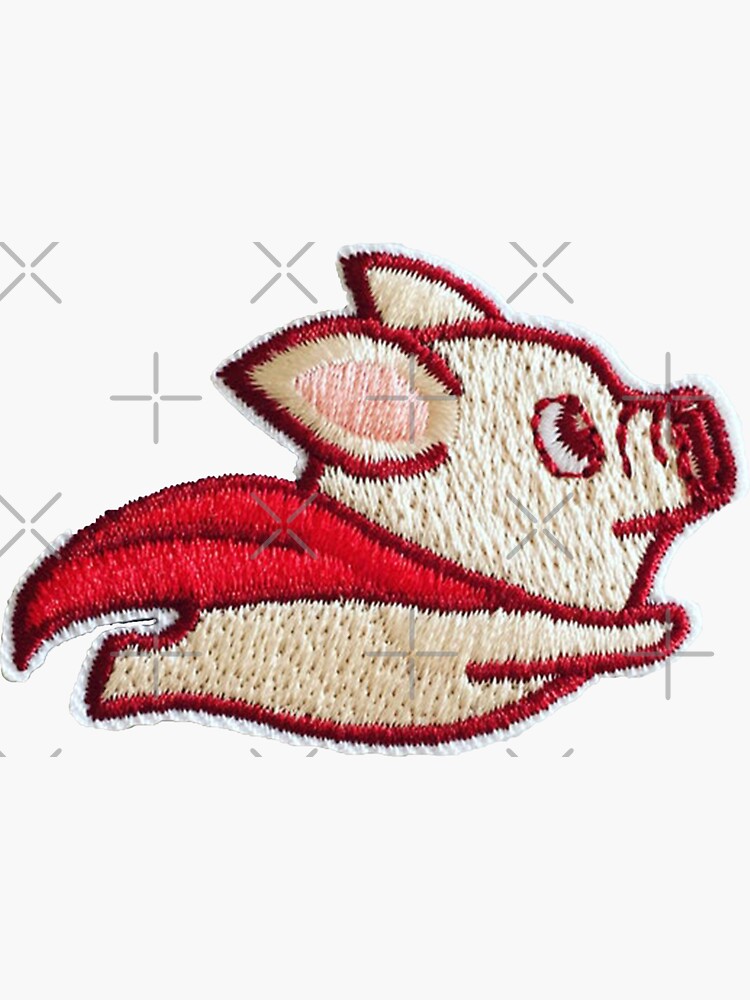 "Flying Pig Sticker" Sticker for Sale by designolo | Redbubble