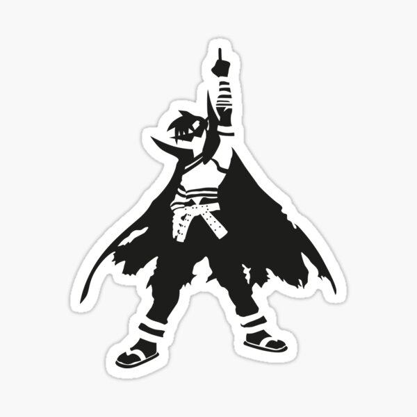 "Kamina" Sticker for Sale by the-minimalist | Redbubble