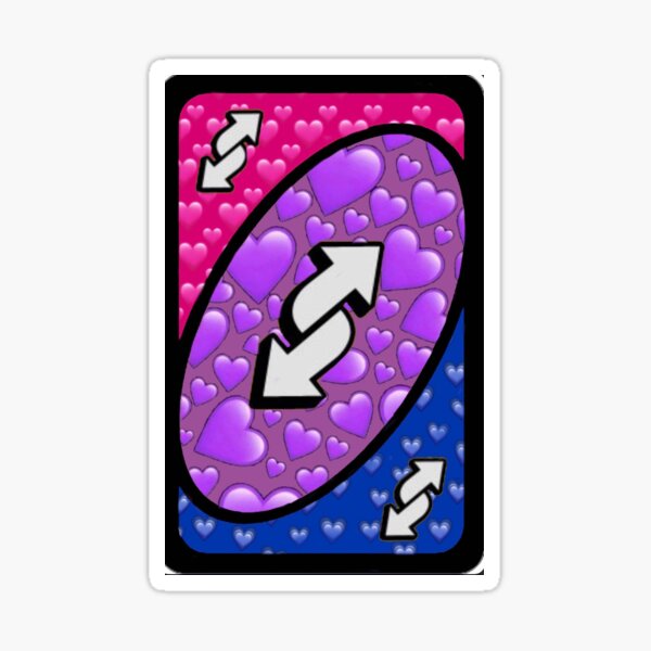 "hearts uno reverse card" Sticker for Sale by johnnabowden | Redbubble