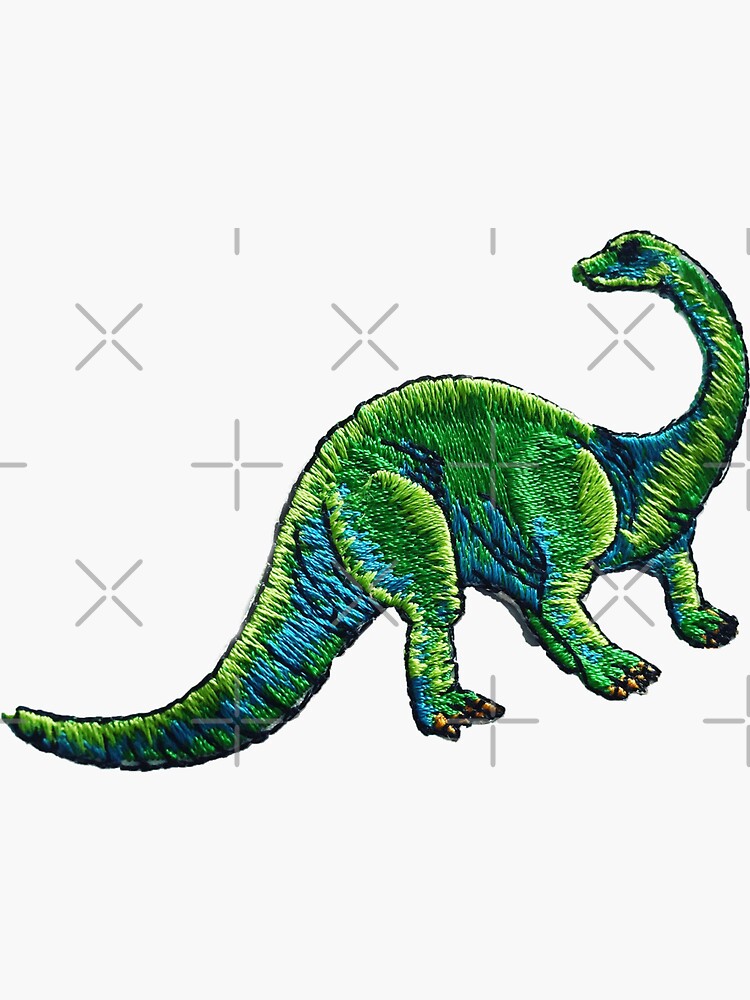 "Brontosaurus Sticker" Sticker for Sale by designolo | Redbubble