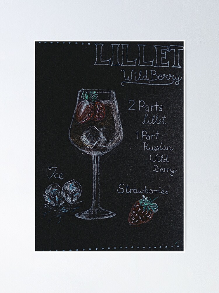 "Lillet Wildberry" Poster by SketchedbyD | Redbubble