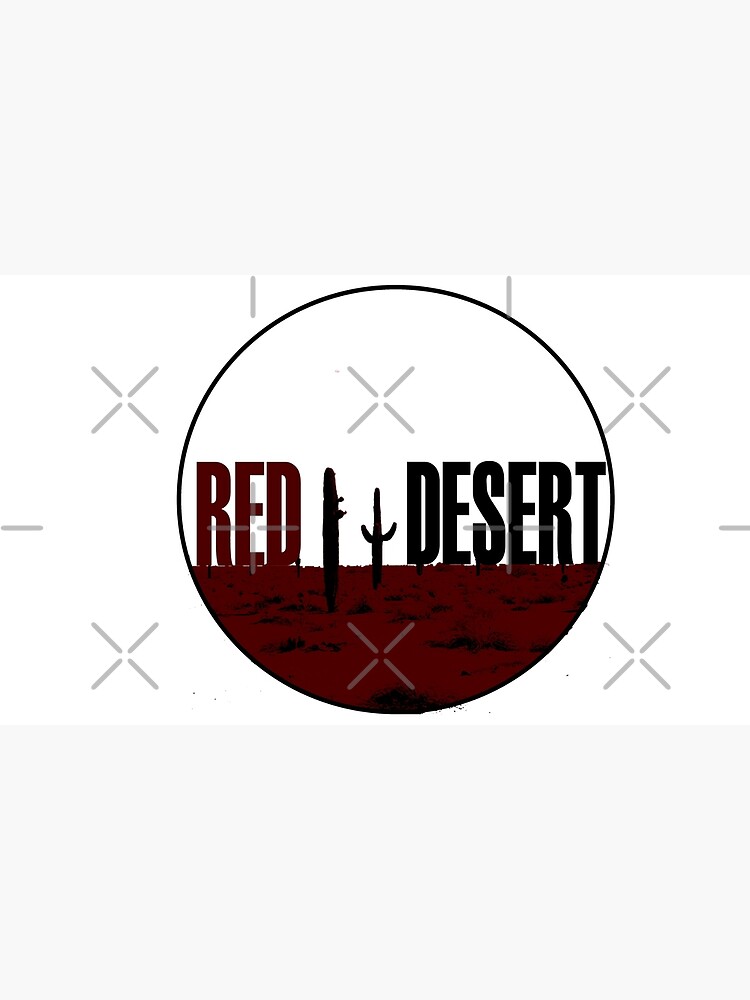 "Red Desert" Poster by FINEHABIT | Redbubble