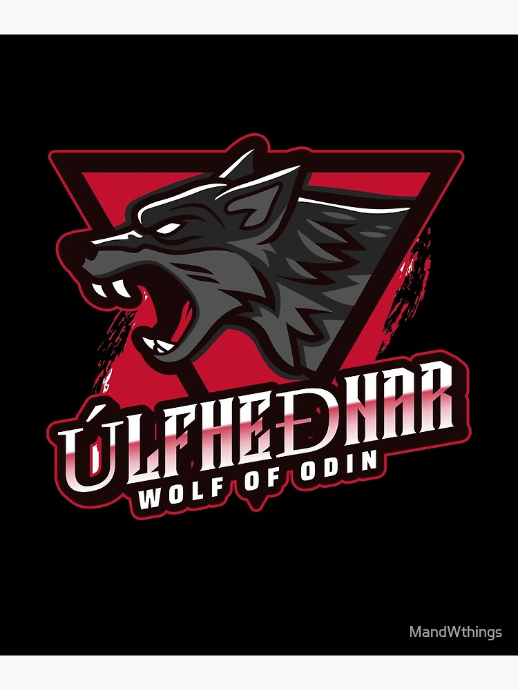 "Ulfhednar Úlfhéðnar" Art Print by MandWthings | Redbubble