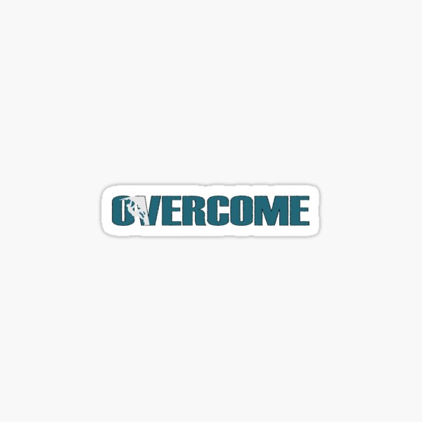 "Overcome" Sticker for Sale by alessiofano | Redbubble