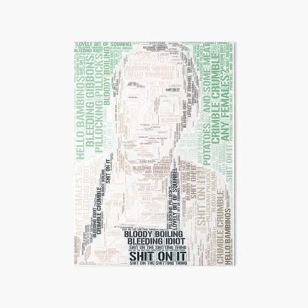 "Martin Goodman Word Art" Art Board Print for Sale by -JustJames ...