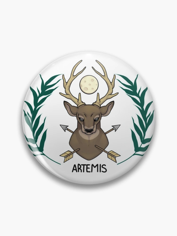 Artemis Deer Symbol Artemis Crown Goddess T Shirt | TeePublic