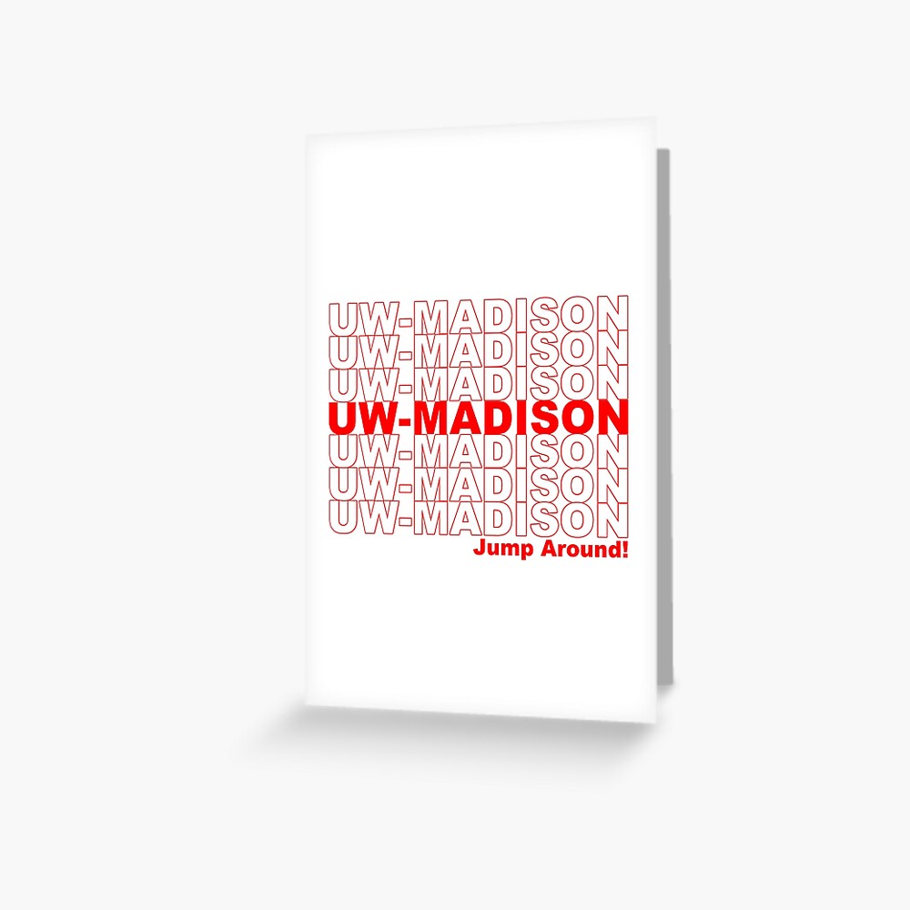 "UW-Madison thank you design" Greeting Card by abbycody13 | Redbubble