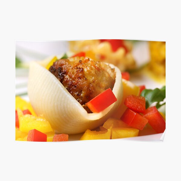 "Conchiglie tricolore" Poster by SmoothBreeze7 | Redbubble