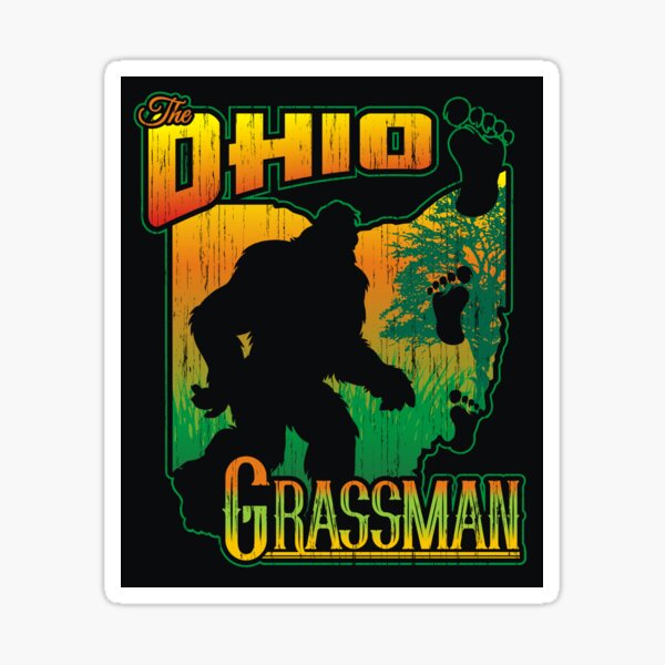 "Ohio Grassman" Sticker by dustbrain | Redbubble
