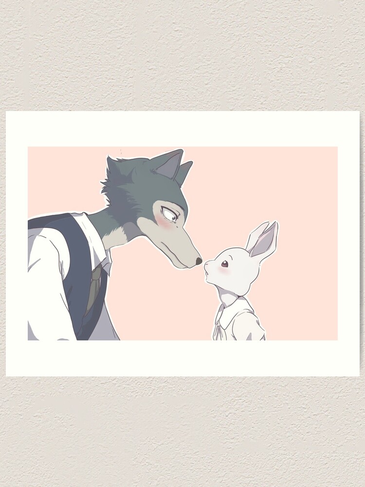 "BEASTARS || Haru x Legoshi" Art Print by r0rkj99 | Redbubble