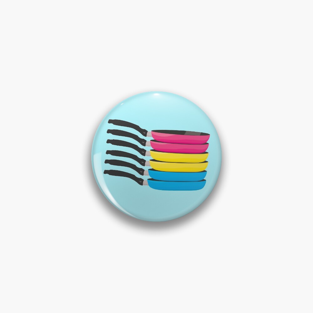 "Pan Cake" Pin for Sale by TrevorSR | Redbubble