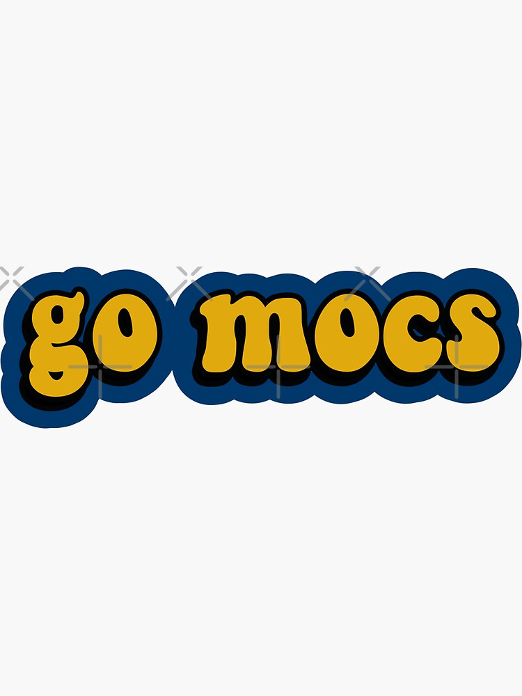 "Go Mocs" Sticker for Sale by vinsonveal | Redbubble