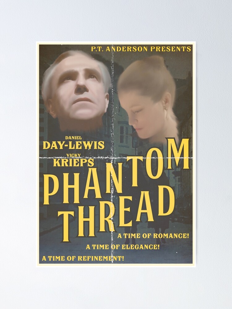 "Phantom Thread retro 50’s poster" Poster by colsaboss | Redbubble