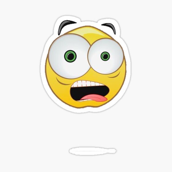 "Shocked" Sticker for Sale by lalaynahop | Redbubble