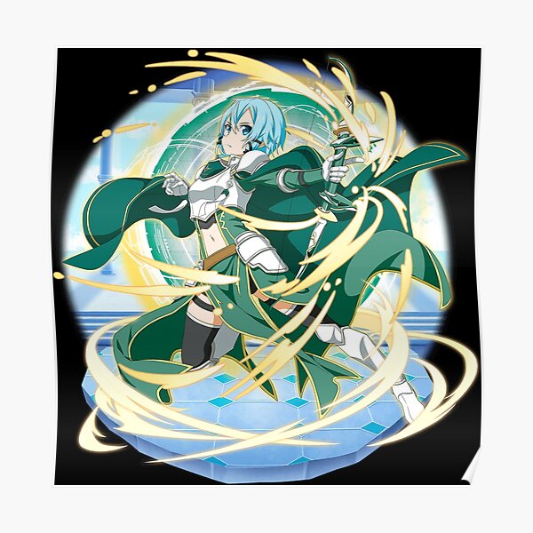 "Sinon Integrity Knight" Poster by zRiSes | Redbubble