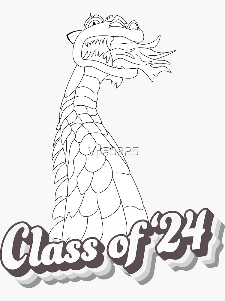 "Blaze - Class of 24" Sticker for Sale by Vpa0325 | Redbubble