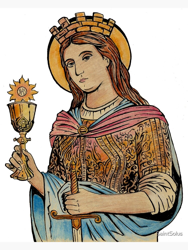 "Saint Barbara" Poster for Sale by SaintSolus | Redbubble