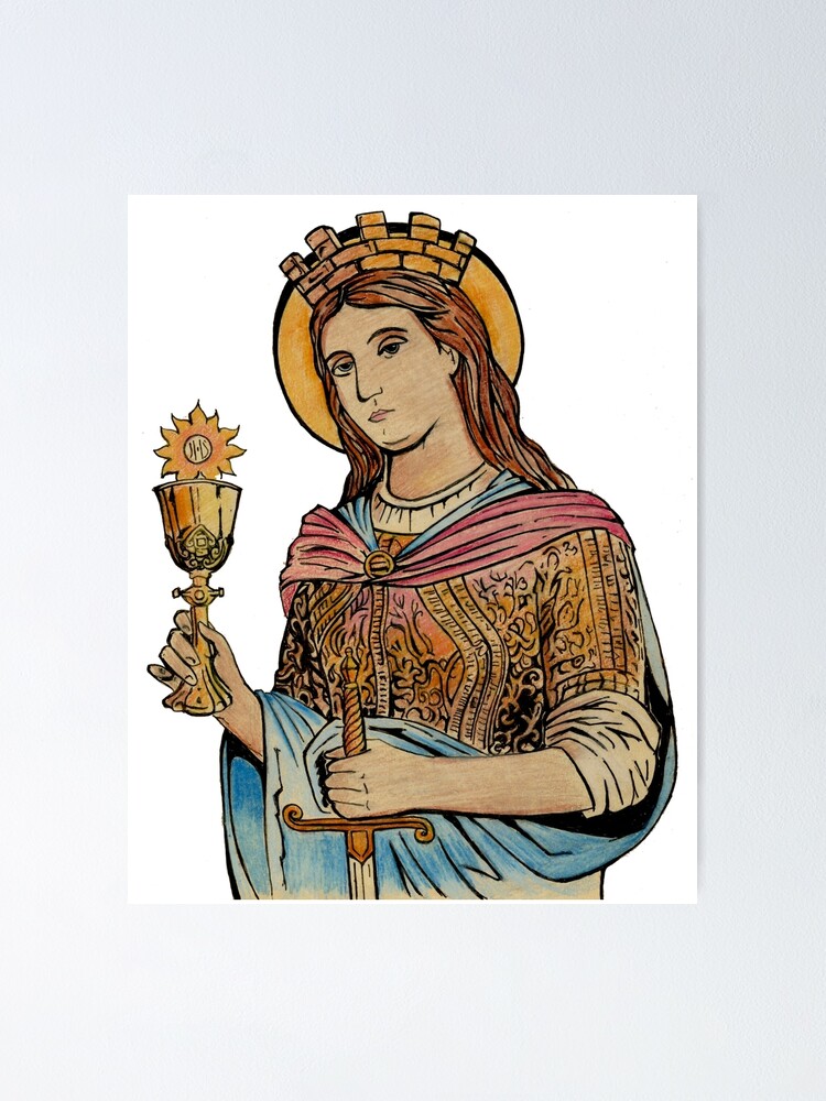 "Saint Barbara" Poster for Sale by SaintSolus | Redbubble