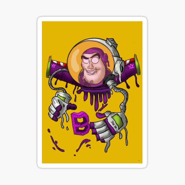 "Astronaut Buzz " Sticker for Sale by AXArtStudio | Redbubble