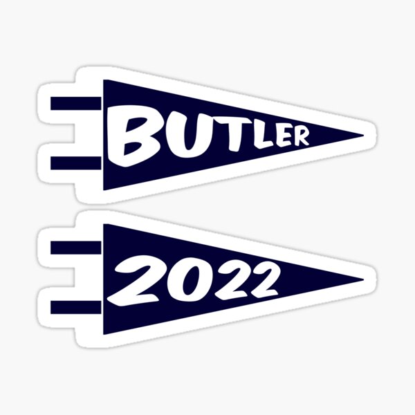 "Butler 2022 Banners, set of two stickers" Sticker for Sale by llaux ...