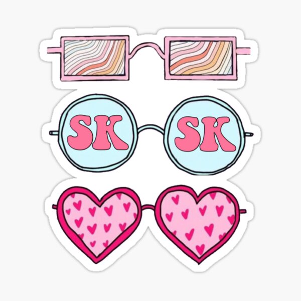 "sk sunnies" Sticker by sophiebendriss | Redbubble