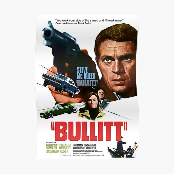 Bullitt Posters | Redbubble