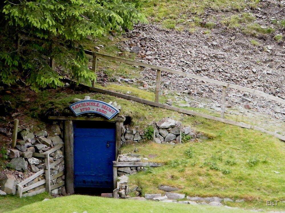 "Lochnell Lead Mine, Wanlockhead,Scotland" by ElsT | Redbubble