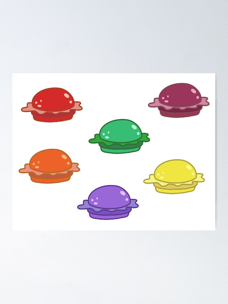 "Pretty Patties" Poster for Sale by mgilmartin100 | Redbubble