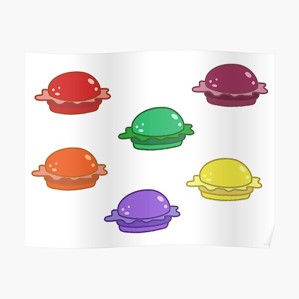 "Pretty Patties" Poster by mgilmartin100 | Redbubble